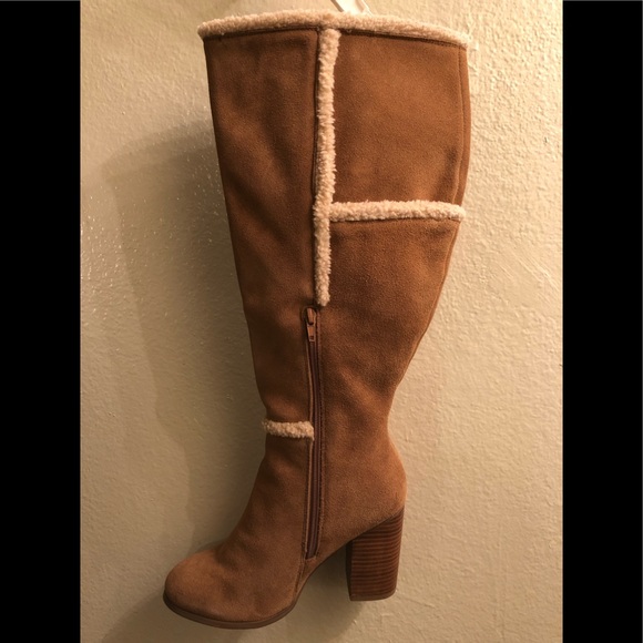torrid | Shoes | Bnib Torrid Fur Trim Boots Size 8 | Poshmark